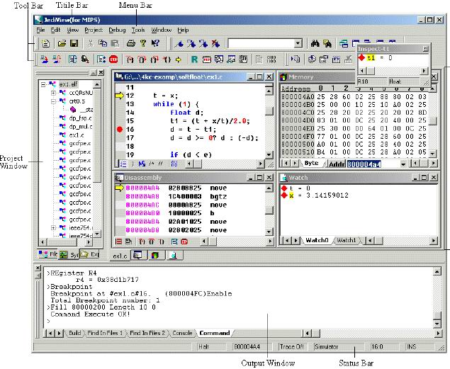 JEDI in-circuit emulator for MIPS-Micetek